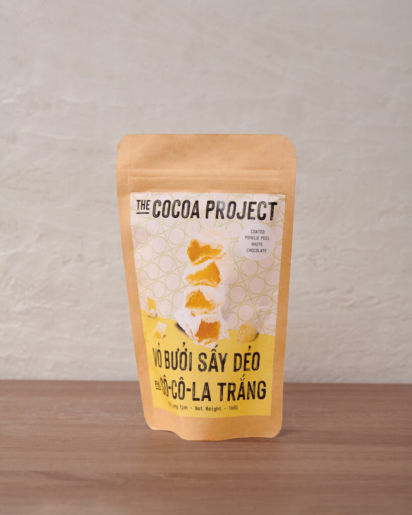 Coated Pomelo Peel White Chocolate (Bag) - The Cocoa Project
