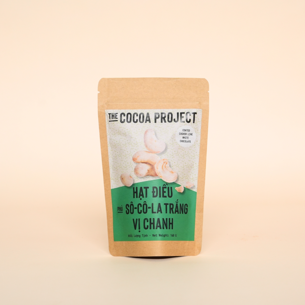Coated Cashew Lime White Chocolate (Bag) - The Cocoa Project